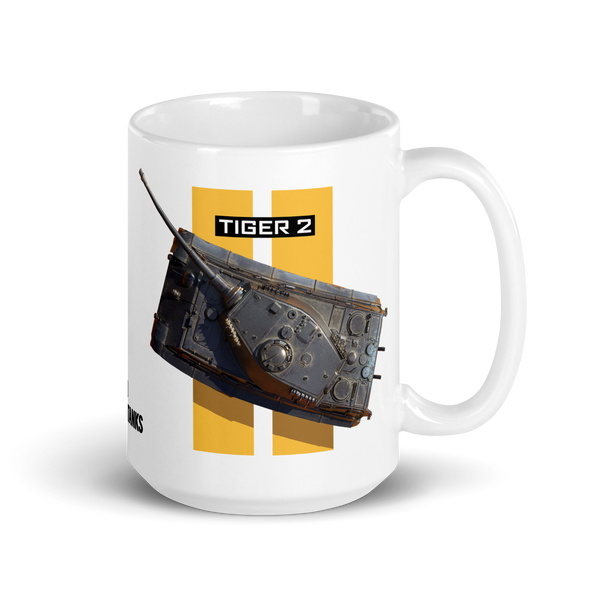 WoT TankFest 2025 Tiger 2 Mug [White] – World of Tanks EU