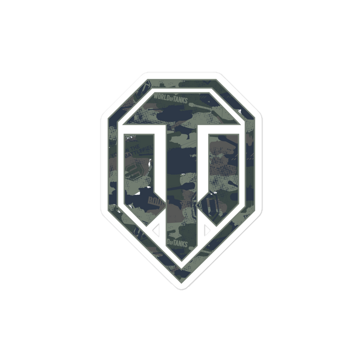WoT Camo Logo Sticker – World of Tanks EU